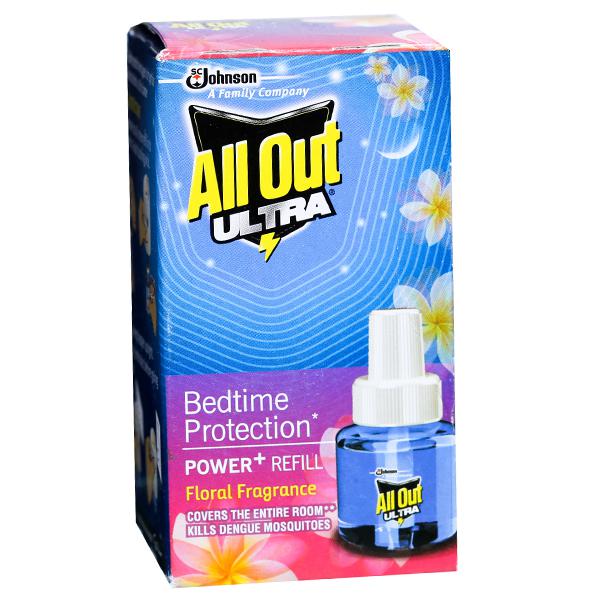 Buy All Out Ultra Power+ Refill Liquid Vaporizer Floral Fragrance 45 ml ...