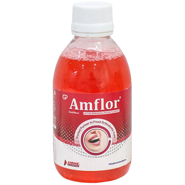 Buy Amflor Oral Rinse 250 ml Online at the Best Price | SastaSundar