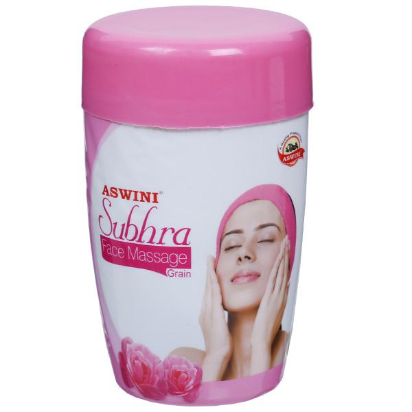 Buy Aswini Subhra Face Massage Grain Powder Rose 200 g Online at the ...