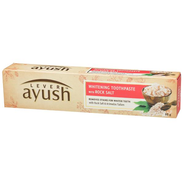 Buy Ayush Whitening Toothpaste With Rock Salt 80 g Online at the Best ...