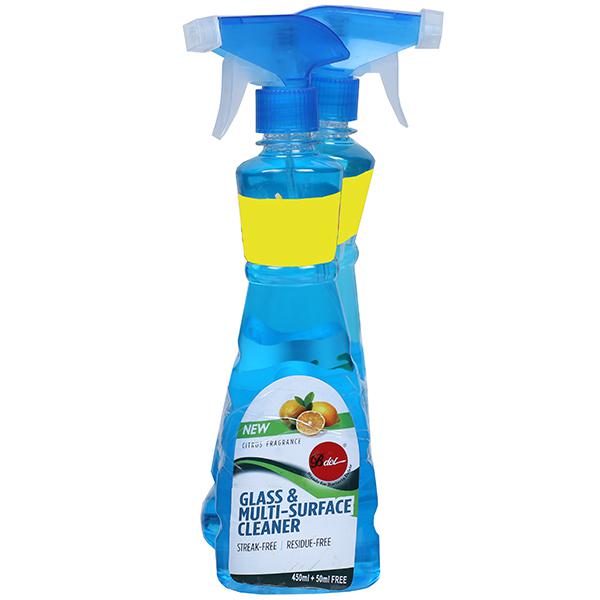 Buy Bdel Glass & Multi-Surface Cleaner Citrus (Free 50 ml) 2 x 450 ml ...