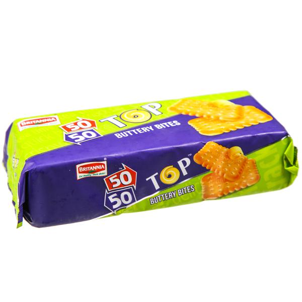 Buy Britannia Top 50-50 Buttery Bites Biscuits 200 g Online at the Best ...