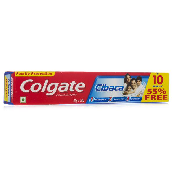 Buy Colgate Cibaca Toothpaste (Free 55% Extra) 32 g Online at the Best ...