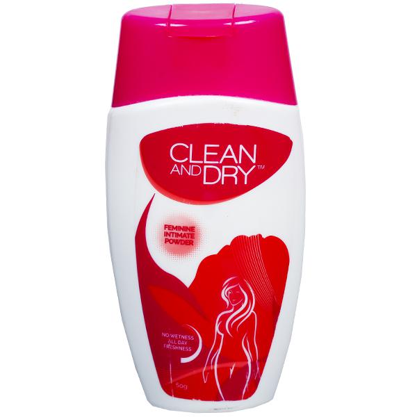 Buy Clean And Dry Feminine Intimate Powder 50 g Online| SastaSundar.com
