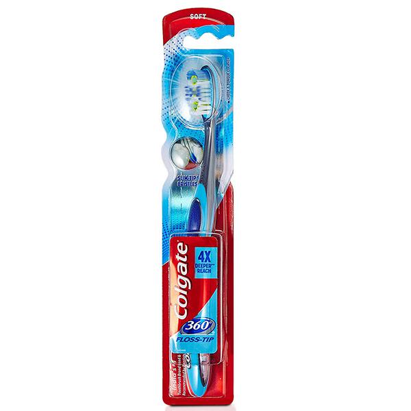 Buy Colgate 360° Floss-Tip Soft Toothbrush Online at the Best Price ...