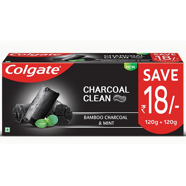Buy Colgate Charcoal Clean Bamboo Charcoal & Mint Toothpaste (Save Rs ...