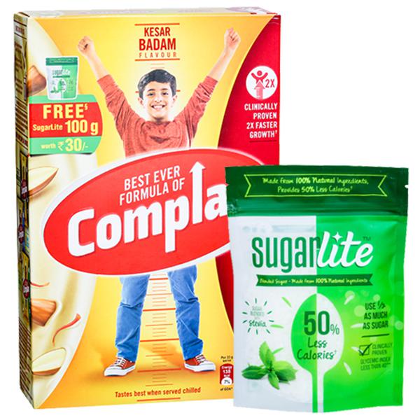 Buy Complan Best Ever Formula Kesar Badam Powder Refill (Free SugarLite ...