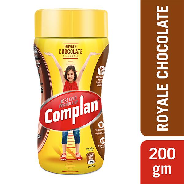 Buy Complan Best Ever Formula Royale Chocolate Powder Jar 200 g Online| SastaSundar.com