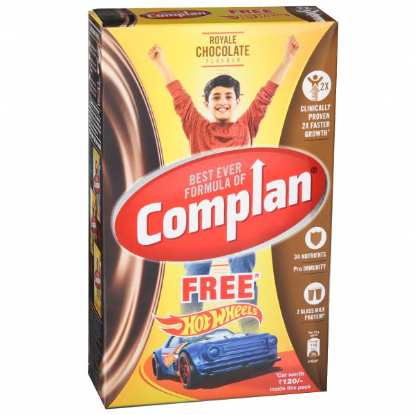 Buy Complan Best Ever Formula Royale Chocolate Powder Refill (Free Hot Wheels) 500 g Online at ...