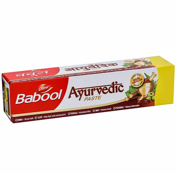 Buy Dabur Babool Ayurvedic Paste (Free Toothbrush) 175 g Online ...