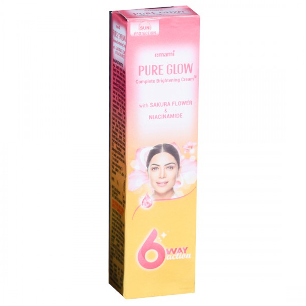 Buy Emami Pure Glow Complete Brightening Cream 15 g Online at the Best ...