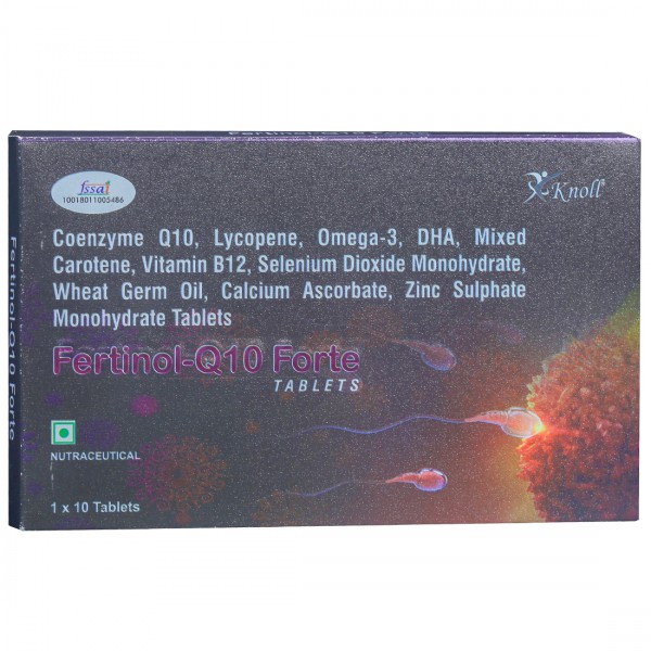 Buy Fertinol Q 10 Forte 10 Tablets Online at the Best Price | SastaSundar