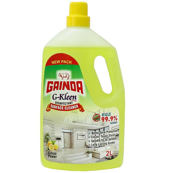 Buy Gainda Brand G Kleen Disinfectant Surface Cleaner Citrus Power 2 L ...