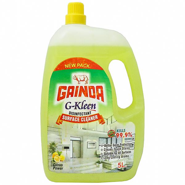 Buy Gainda Brand G Kleen Disinfectant Surface Cleaner Citrus Power 5 L ...