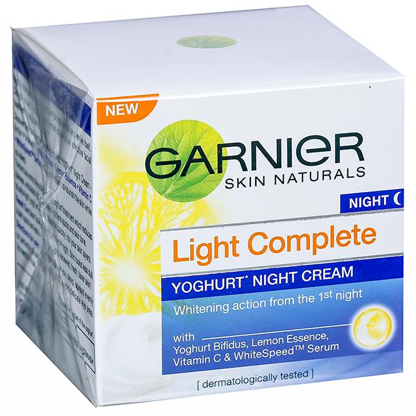 Buy Garnier Light Complete Yoghurt Night Cream 40 g Online at the Best ...