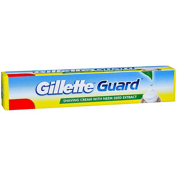 Buy Gillette Guard Shaving Cream with Neem Seed Extract 25 g Online at ...