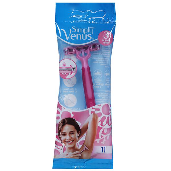 Buy Gillette Simply Venus Basic Razor (3 Blades) Online| SastaSundar.com