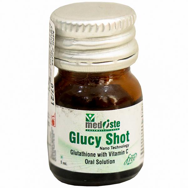 Buy Glucy Shot Sugar Free Oral Solution 5 ml Online at the Best Price ...