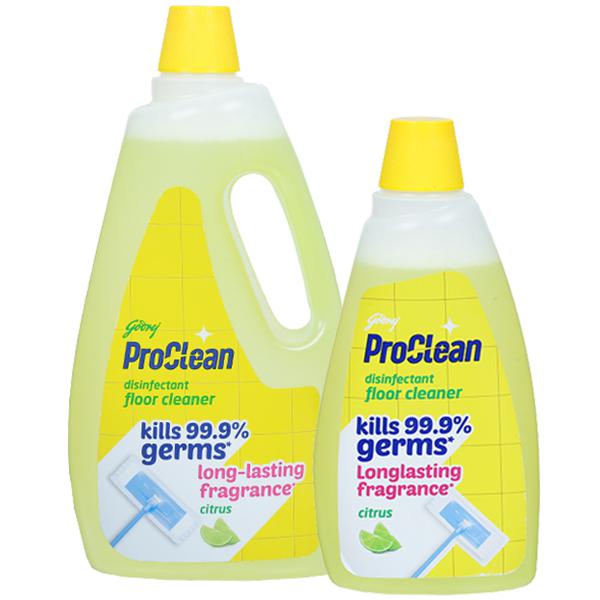 Buy Godrej Proclean Disinfectant Floor Cleaner Citrus (Free Proclean ...