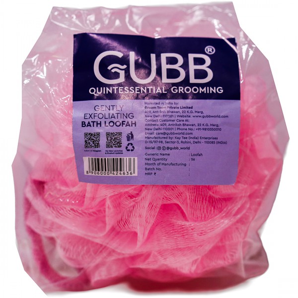 Buy Gubb Gently Exfoliating Bath Loofah Pink Online at the Best Price ...