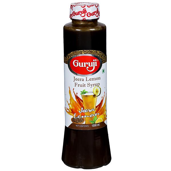 Buy Guruji Jeera Lemon Fruit Syrup 1000 ml Online at the Best Price ...
