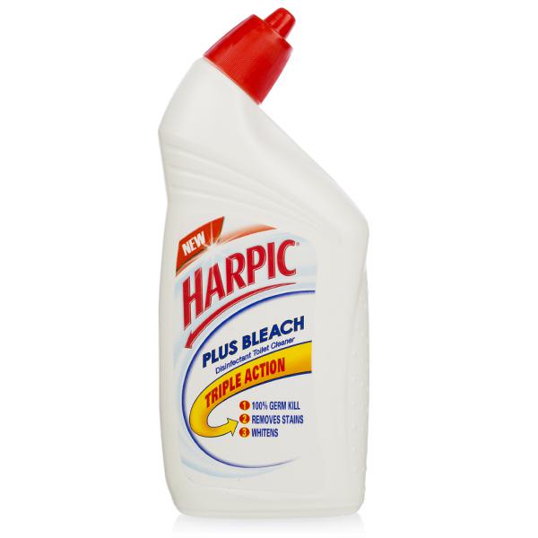 Buy Harpic Plus Bleach Disinfectant Toilet Cleaner 500 ml Online at the ...
