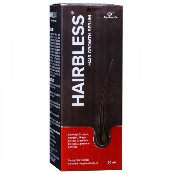 Buy Hairbless Hair Growth Serum 60 ml Online at the Best Price ...