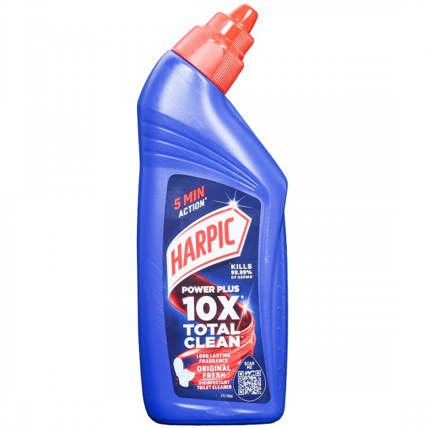 Buy Harpic Power Plus Disinfectant Toilet Cleaner Original Fresh 250 ml ...