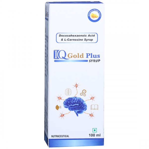 Buy IQ Gold Plus Delicious Mango Flavor Syrup 100 ml Online at the Best ...