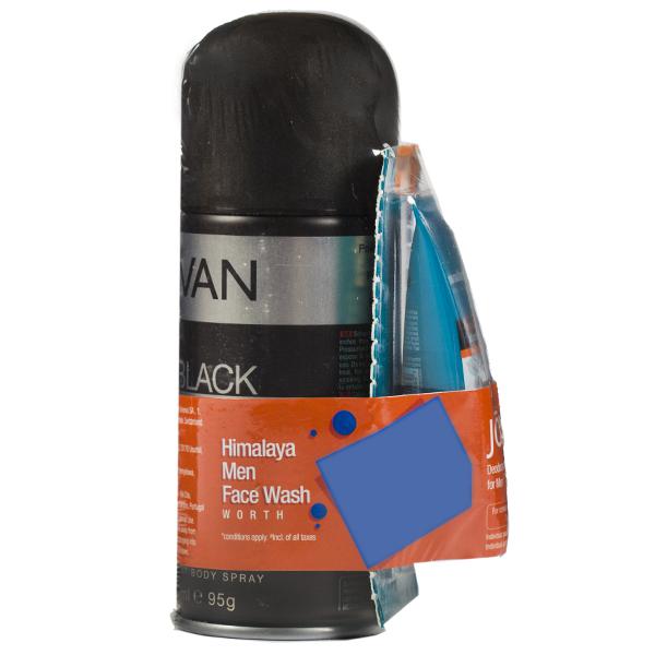 Buy Jovan Black Musk For Men Body Spray (Free Himalaya Face Wash 50 ml ...