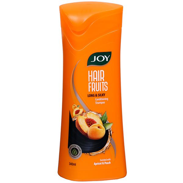 Buy Joy Hair Fruits Long & Silky Apricot & Peach Conditioning Shampoo ...