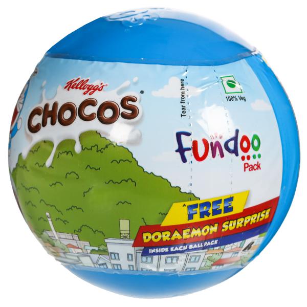 Buy Kelloggs Chocos Fundoo Pack (Free Doraemon Surprise) 12 g Online ...