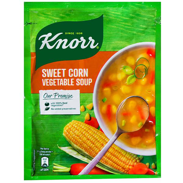 Buy Knorr Sweet Corn Vegetable Soup 44 g Online| SastaSundar.com