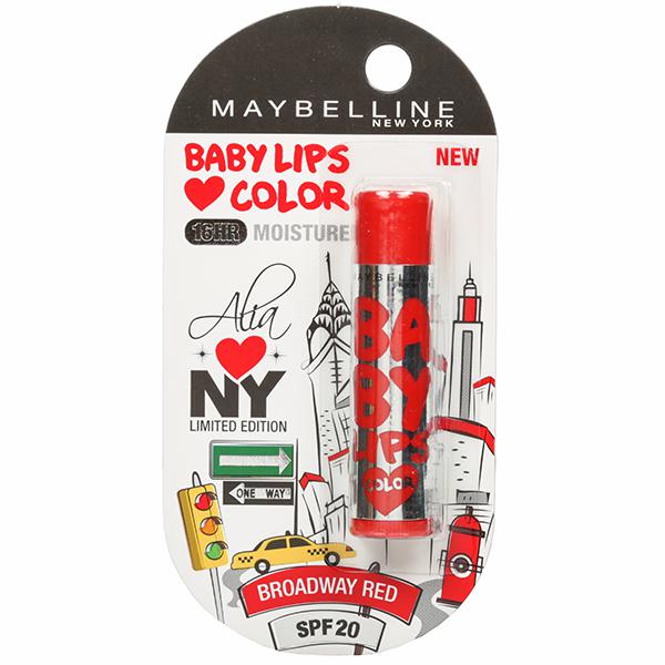 Buy Maybelline Baby Lips Color Spf 20 Lip Balm Broadway Red 4 g Online ...