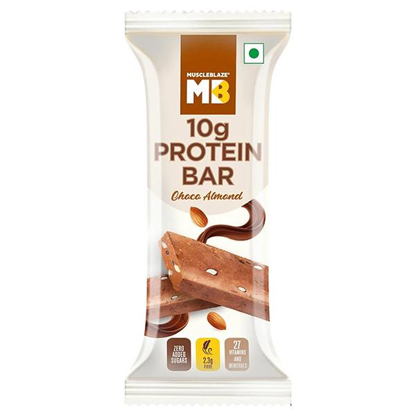 Buy MuscleBlaze 10 g Protein Bar Choco Almond 35 g Online| SastaSundar.com