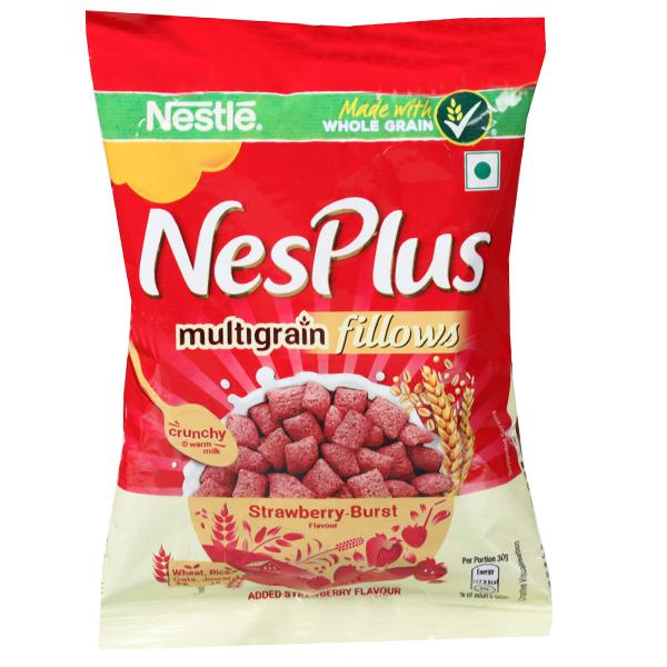 Buy Nestle NesPlus Multigrain Fillows Strawberry-Burst Flavour 30 g ...