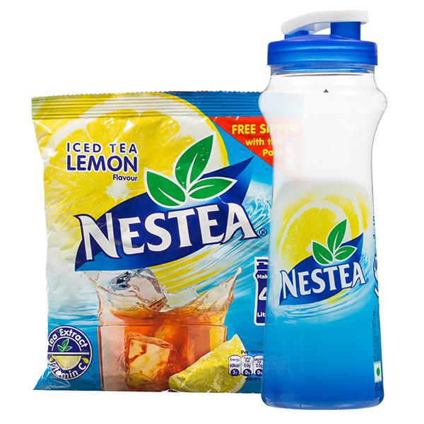 Buy Nestea Iced Tea Lemon Refill (Free Sipper) 400 g Online at the Best ...