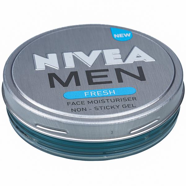 Buy Nivea Men Fresh Face Moisturiser Non Sticky Gel 75 ml Online at the ...