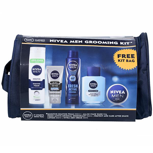 Buy Nivea Men Grooming Kit (Free Kit Bag) Online at the Best Price ...