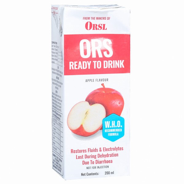 Buy ORS (JNTL) Apple Flavour Ready To Drink 200 ml Online at the Best Price | SastaSundar