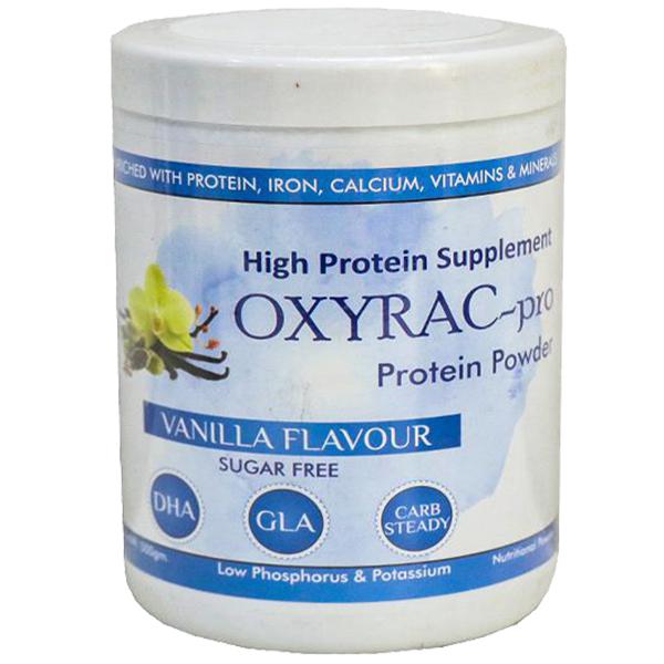 Buy Oxyrac Pro Protein Sugar Free Vanilla Flavour Powder 200 g Online ...
