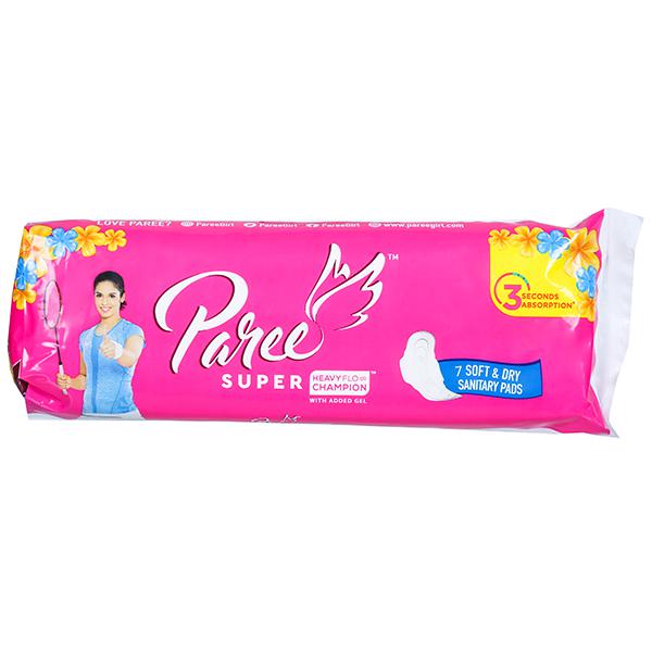 Buy Paree Super Soft & Dry Sanitary Pads Pack Of 7 Online at the Best ...