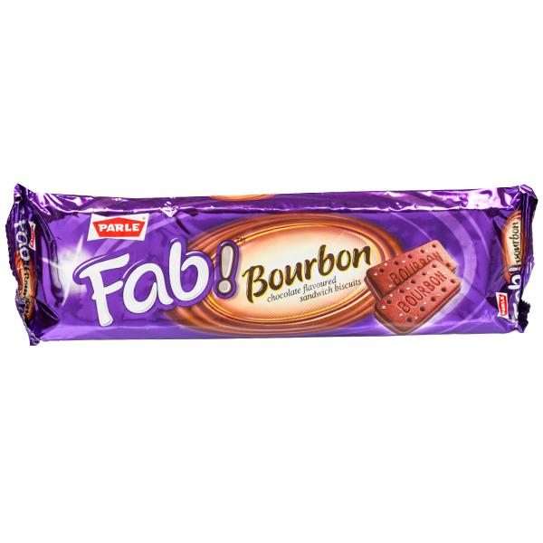 Buy Parle Fab Bourbon Chocolate Sandwich Biscuits 150 g Online at the ...