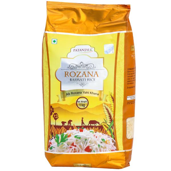 Buy Patanjali Rozana Basmati Rice 1 kg Online at the Best Price ...