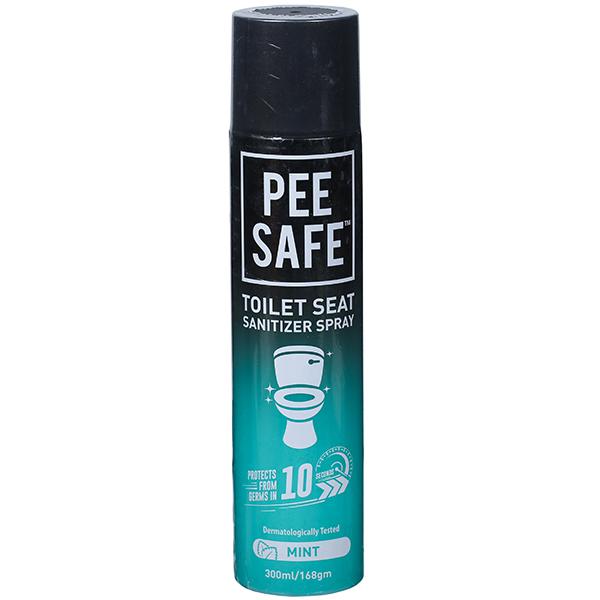 Buy Pee Safe Toilet Seat Sanitizer Spray Mint 300 ml Online at the Best ...