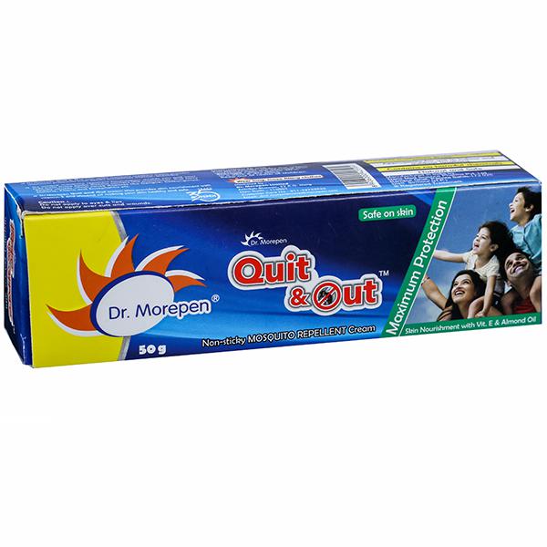 Buy Quit & Out (Dr.Morepen) Mosquito Repellent Cream 50 g Online at the ...