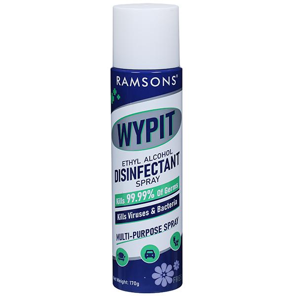 Buy Ramsons Wypit Ethyl Alcohol Disinfectant Spray Fresh 170 g Online ...