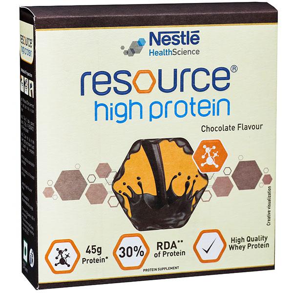 Buy Resource High Protein Chocolate Flavour Powder Refill 200 g Online ...