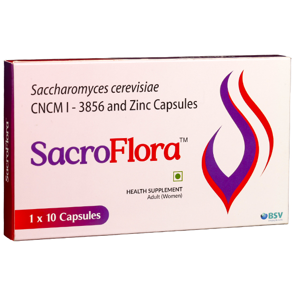 Buy Sacroflora 10 Capsules Online at the Best Price | SastaSundar