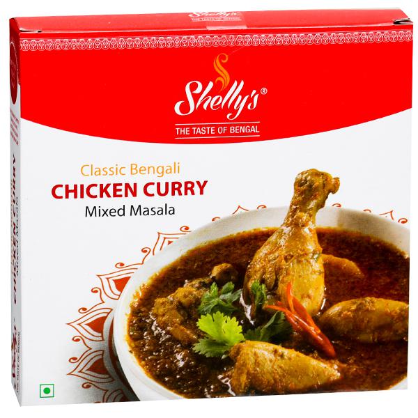 Buy Shellys Classic Bengali Chicken Curry Mixed Masala 10 x 10 g Online ...
